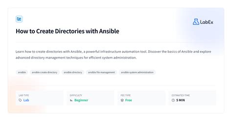 How To Create Directories With Ansible Labex