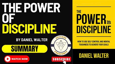 Book Summary The Power Of Discipline By Daniel Walter Jqdn