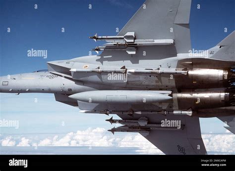 A Close Up View Of The Bottom Of A 33rd Tactical Fighter Wing F 15c