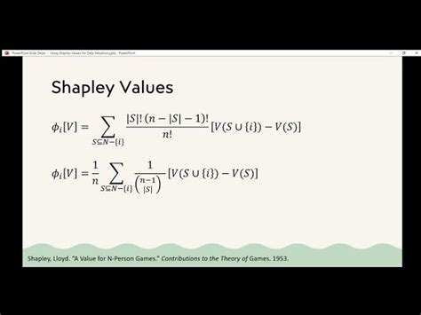 Kevin Garwood On Linkedin Using Shapley Values For Data Valuation