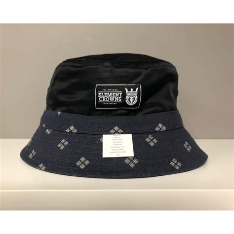 Element Mens Blue And Navy Hat Depop