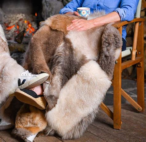 Luxury Throws Made From Fine Lambskins