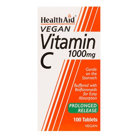 Healthaid Vitamin C Prolonged Release 1000mg 100 Tablets Victoriahealth