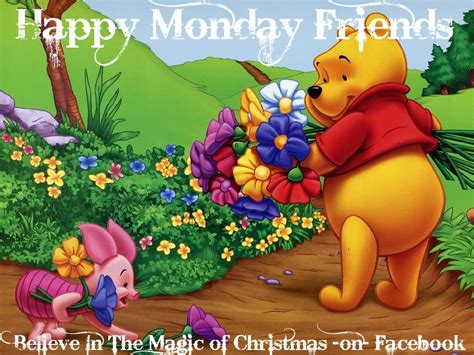 Winnie The Pooh And Piglet Happy Monday Winnie The Pooh Best Friends