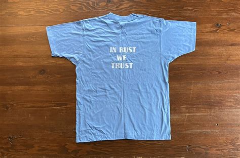 Screen Stars × Vintage Vintage 80s In Rust We Trust Single Stitch