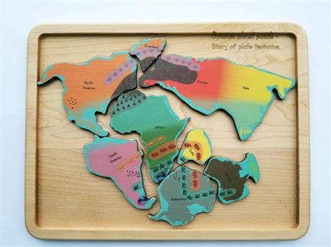 Plate Tectonics Puzzle Pangaea Puzzle Pangea Continental Drift