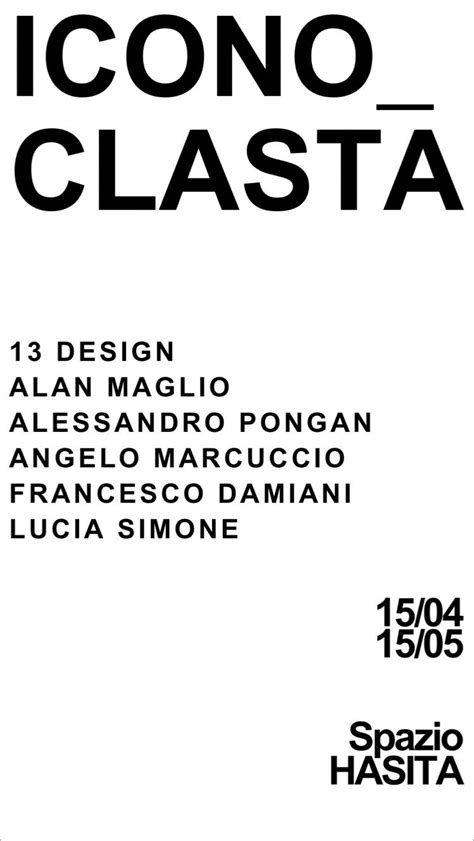 We Are Thrilled To Unveil The Names Of Our 6 Protagonists For Our Upcoming Exhibition 13 Design