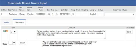 Standards Based Grade Reporting Creating And Updating Grades Aeries