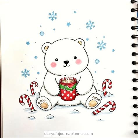 How To Draw A Cute Easy Polar Bear
