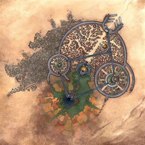 Concept For Map Of Bramwell Fantasy Map Making Fantasy City Map