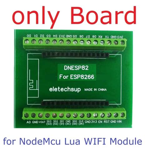 24g Nodemcu Lua Arduino Wifi Esp8266 Wifi Gpio Din Rail Box Expansion