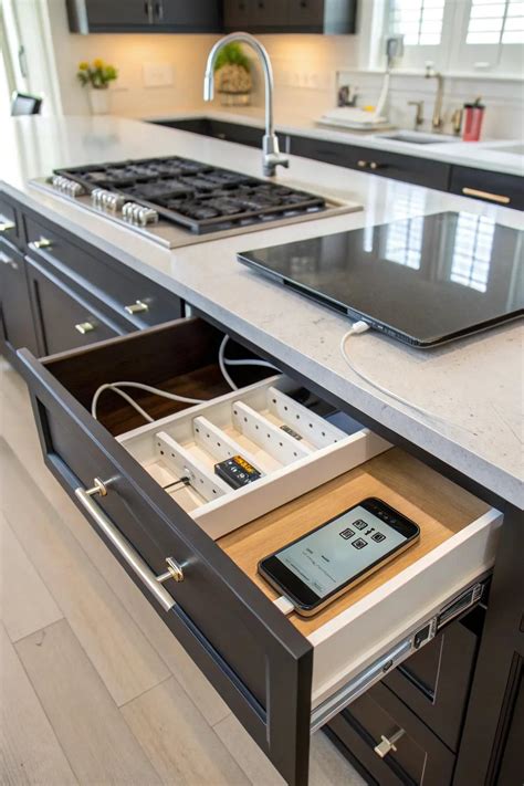 Creative Ideas For Installing Island Outlets Light And Layer