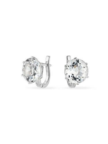 Серьги Кристалл Мечты, серебро, 925 проба, горный хрусталь — купить в ...