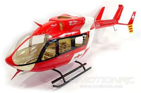 Roban Ec 145 Swiss Medic Redwhite 600 Size Helicopter Scale Conversion