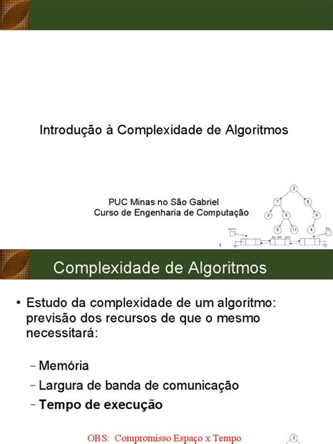 Complexidade De Algoritmos Teoria Da Complexidade Computacional Algoritmos
