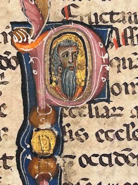 Inhabited Initials In Manuscripts Example 5 Inhabited Initials In Manuscripts Example 5