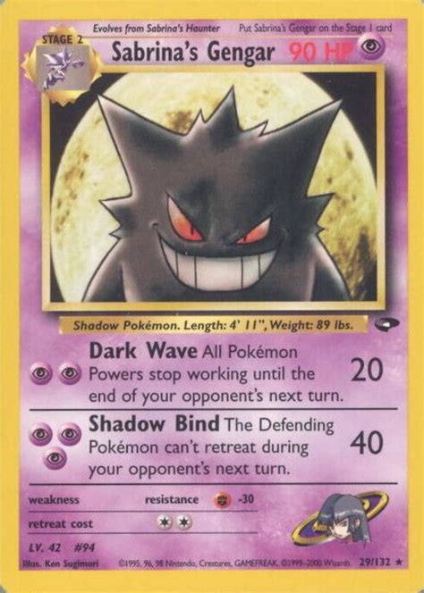 Sabrinas Gengar 2000 Gym Challenge 029132 Unlimited Price Guide