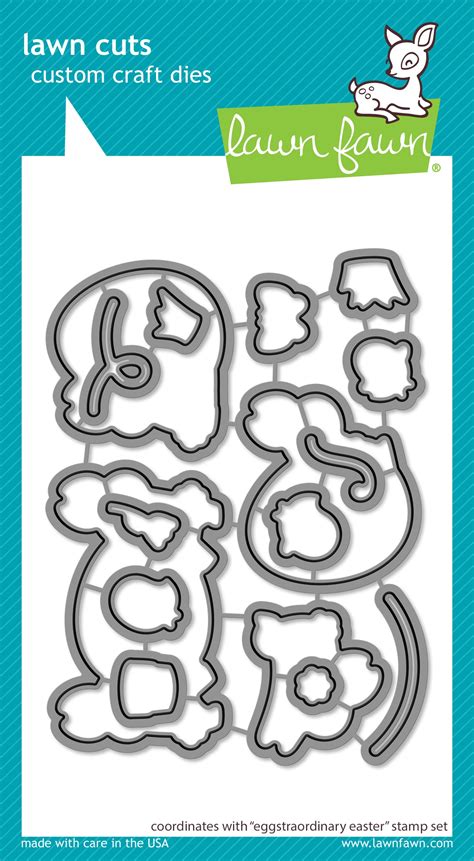 Lawn Cuts Custom Craft Die Eggstraordinary Easter 789554578578