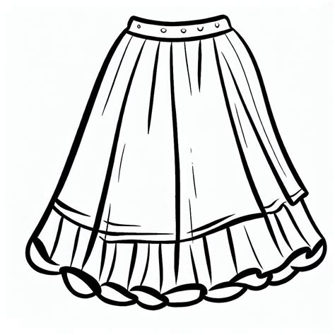 Coloriage Jupe à Imprimer Sur Coloriageenfantcom