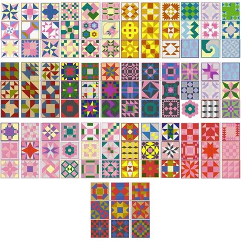 114 Quilt Blocks Mega Set Oregonpatchworks Quilts Quilt Blocks