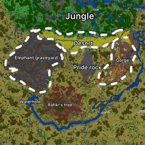 Could This Be Canon Map Of Pride Lands According To Last Years