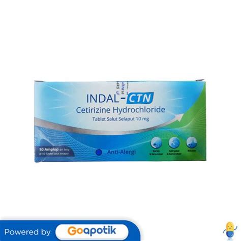 Jual Indal Ctn 10 Mg Box 100 Tablet Shopee Indonesia