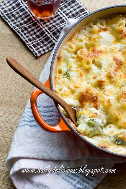Dailydelicious Macaroni And Broccoli Gratin