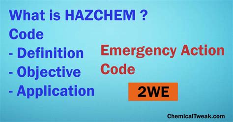 Hazchem Code Full Form Hazchem Code Chart And Details With Examples