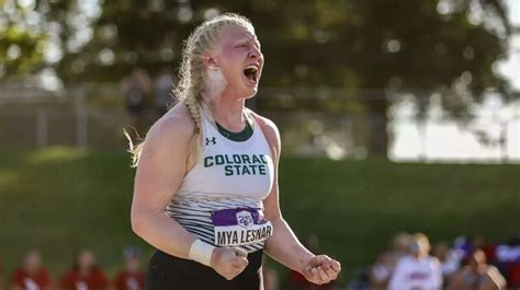 After Winning The 2024 Ncaa Indoor Shot Put Title And Earning Mountain