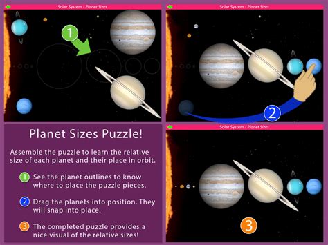 Relative Sizes Of Planets In The Solar System