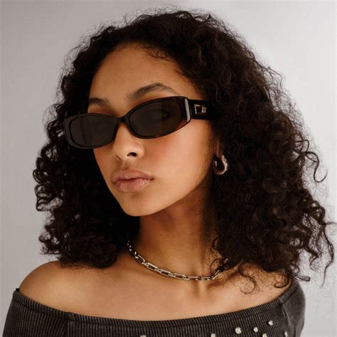 Starlight Tort Uni Sex Rectangle Sunglasses Le Specs