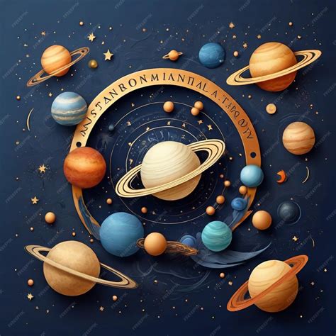 Premium Photo Starry Night Sky With Celestial Bodies For