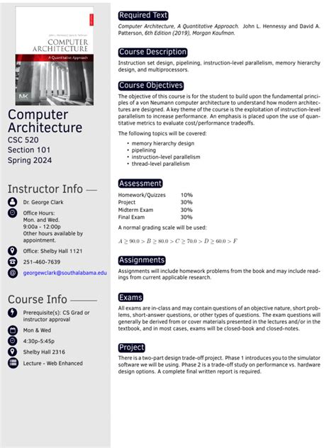 Csc520 Syllabus Pdf Parallel Computing Computing