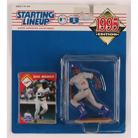 Raul Mondesi 1995 Starting Lineup Figure With Collectible Card