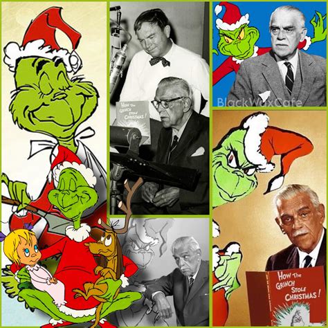 Black Happy Birthday To The Grinch Boris Karloff Born On This