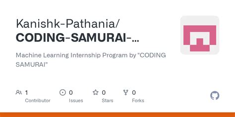 Github Kanishk Pathaniacoding Samurai Internship Task Machine