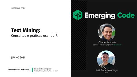 Github Mackmendes Text Mining Conceitospraticosusandor Emergingcode C Digo Fonte E Slides Da