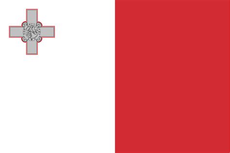 Malta Flag Vector Original And Simple Malta Flag Isolated In Official