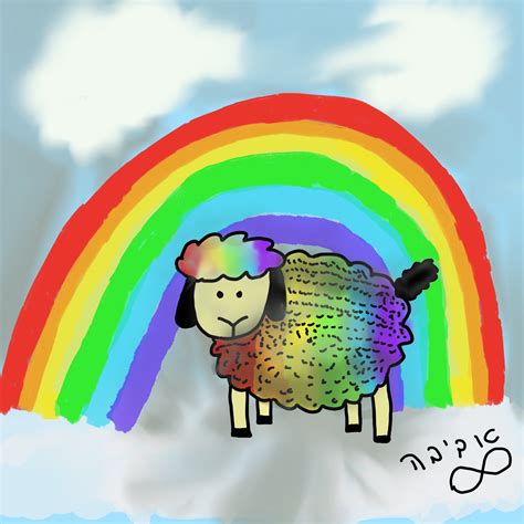 Rainbow Sheep Not Black By Shantilynx On Deviantart