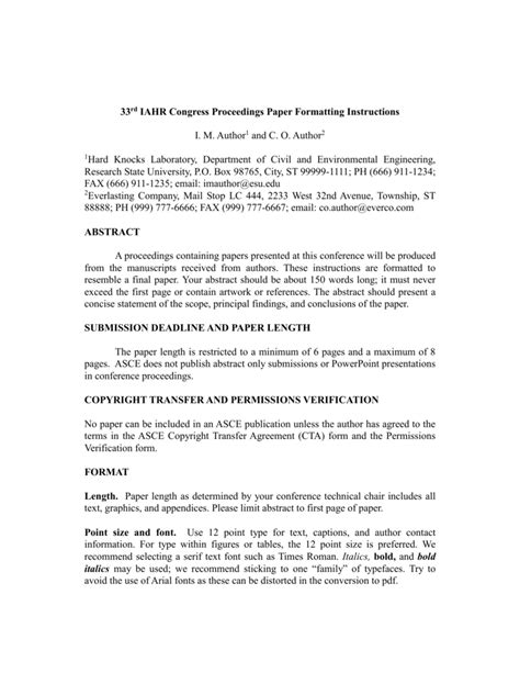 Author Agreement Template Elsevier