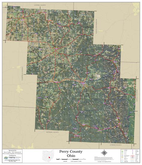 Map Of Perry Township Ohio