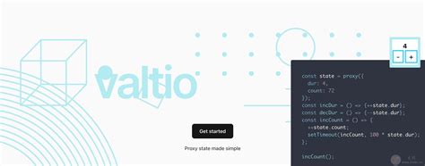 React Valtio 响应式状态管理 天問 专注于大前端技术