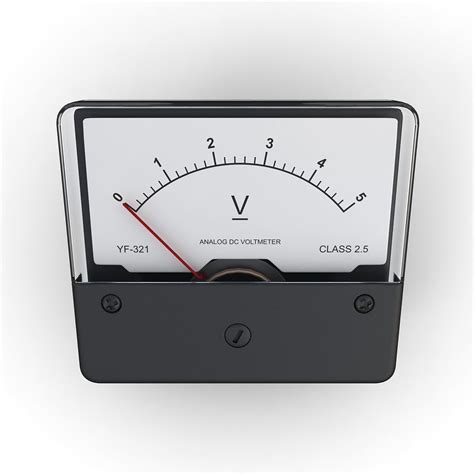 Dc Voltmeter 3d Model Cgtrader
