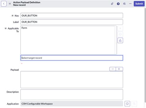 Adding An Action Bar Button To A Configurable Workspace