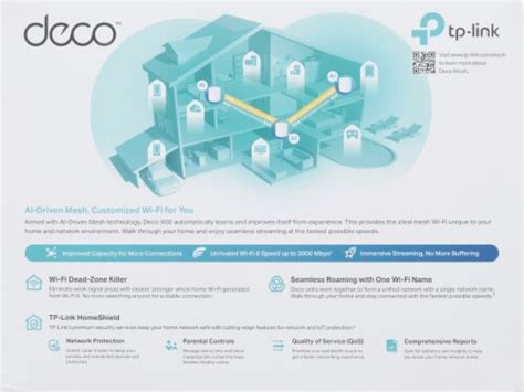 Tp Link Deco X 603 Pack Wi Fi 6 Ax3000 Mesh Routers Home Coverage Up To 7000 Sq Ft 3 Pk