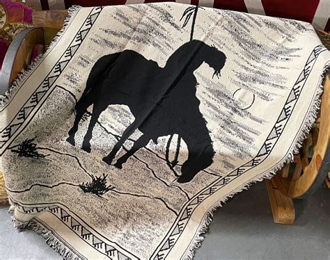 Woven Tapestry Throw Blanket 50x60 End Of Trail 169bc119 Mission