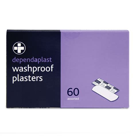 Dependaplast Washproof Plasters Assorted Pale Box Of 60 Trade
