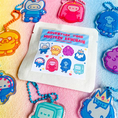 Adventure Time Mystery Glitter Keychain Truffle Arts