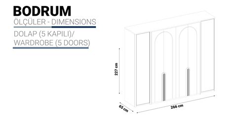 Bodrum 6 Kapılı Dolap