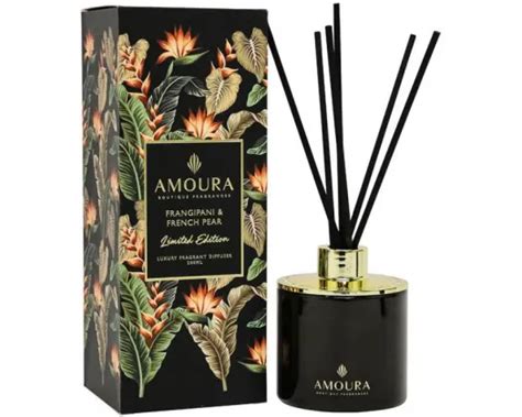 200ml Amoura Luxury Diffuser Frangipani And French King Country Furniture